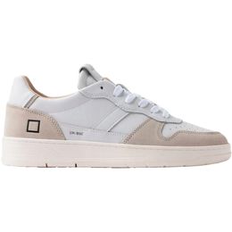 D.A.T.E. D.A.T.E Low-Top Sneaker - Sneakers Beige - Gr. 40 (EU) - in Weiß - für Damen