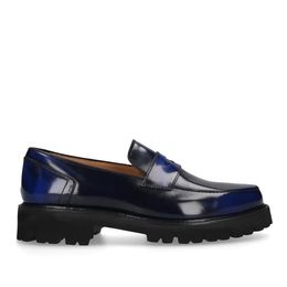 Henry Stevens Slipper & Pantoletten - Loafer Haywood PL - Gr. 40,5 (EU) - in Blau - f&uuml;r Damen