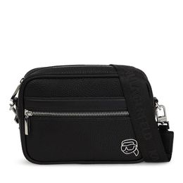 K by KARL LAGERFELD Karl Lagerfeld Crossbody Bags - IKON OUTLINE UMH&Auml;NGETASCHE - Gr. unisize - in Schwarz - f&uuml;r Damen