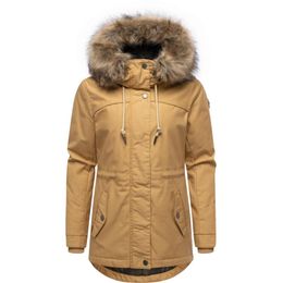 Ragwear Winter Parka 'Tawny Short' female Brown size 6XL