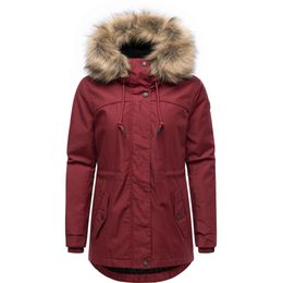 Ragwear Winterparka 'Tawny Short' Damen Größe XXXL weinrot