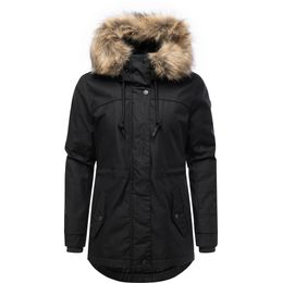 Ragwear Winter Parka 'Tawny Short' female Black size S