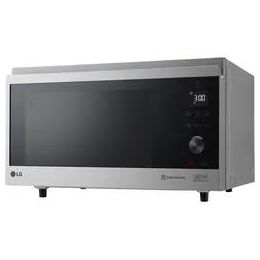 LG Mikrowelle "MJ 3965 ACS", schwarz (edelstahlfarben, schwarz), B:54,4cm H:32,7cm T:52,2cm, Mikrowellen, 1100 Watt, Hybrid-Heißluftofen 4-in-1