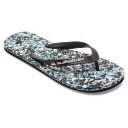 Sandale Quiksilver "Molokai Recycled", Herren, Gr. 9(42), blau (schwarz, blau, blau), Obermaterial:Obermaterial: Synthetikmaterial / Au&szlig;ensohle: Moosgummi;, Schuhe Sandale