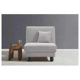 ell+ell Sessel ELL + ELL "Enny", grau (hellgrau), B:85 H:90 T:100, 92% Polyester 8% Nylon, Sessel, Schlafsessel Einzelsessel