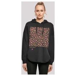 Kapuzenpullover F4NT4STIC "Leo Pink", Damen, Gr. M, schwarz, Obermaterial: 100% Baumwolle, oversize, Pullover, Print
