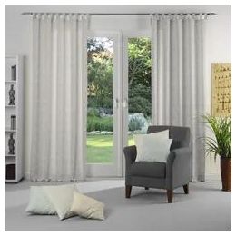 Vorhang WIRTH "Telfort" Gr. 4, braun, B:132cm H:245cm, Jacquard, Baumwolle, Polyester, Gardinen