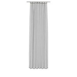 Gardine WIRTH "Chiara" Gr. 5, braun (braun, grau), B:300cm H:245cm, Jacquard, Polyester, Gardinen