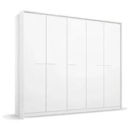 Drehtürenschrank Rauch "Kleiderschrank Schrank Garderobe Wäscheschrank Ankleide OTELI", weiß, B:230cm H:212cm T:58cm, Holzwerkstoff, Schränke, inkl. Passepartout optional mit Beleuchtung