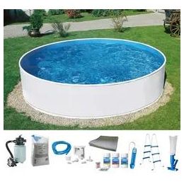 Rundpool MY POOL BWT "ALL IN inkl. umfangreichem Zubehör", weiß, H:90cm Ø:360cm, Schwimmbecken, in verschiedene Größen erhältlich