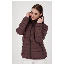 Steppjacke LPO "GILMOUR MELVILLE VI Women", Damen, Gr. 40/42 (M), braun, 100% Polyester, figurbetont, mit innenliegendem Gummizug, Jacken, auch in Großen Größen erhältlich