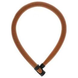 Kettenschloss Abus "IVERA Chain 7210", orange, Sicherheitsschl&ouml;sserL:85cm, Stahl, L:85cm