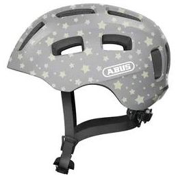 Kinderfahrradhelm Abus "YOUN-I 2.0" Gr. S, grau (grau star), Helme, Kinder, S Kopfumfang: 48cm - 54cm