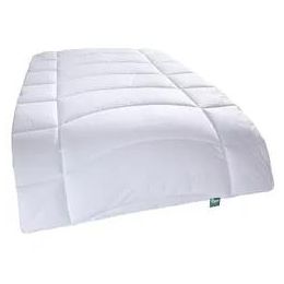 Kunstfaserbettdecke FAN "f.a.n. Made in Green "Tegernsee"", weiß, B:135cm L:200cm, Bezug: 100% Baumwolle. Füllung: 100% Polyester, Bettdecken, ressourcenschonend hergestellt