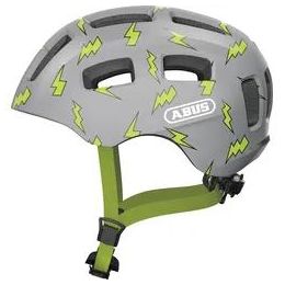 Kinderfahrradhelm Abus "YOUN-I 2.0" Gr. M, grau (grau flash), Helme, Kinder, M Kopfumfang: 52cm - 57cm