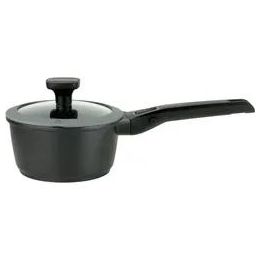 Kasserolle GSW "Easy Click", schwarz, Ø:16cm, Töpfe, Ø 16 cm, abnehmbarer Griff, Induktion