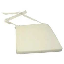 Stuhlkissen, gelb (vanille, unifarben), B:46 H:5 L:43, Polyester, HOFMANN LIVING AND MORE, Dekokissen_Sitzkissen_Kissenhüllen, (2 Stck.)