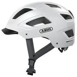 Fahrradhelm Abus "HYBAN 2.0" Gr. M, wei&szlig; (polar wei&szlig;), Helme, M Kopfumfang: 52cm - 58cm