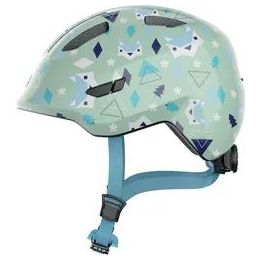 Kinderfahrradhelm Abus "SMILEY 3.0" Gr. S, gr&uuml;n (gr&uuml;n nordic), Helme, Kinder, S Kopfumfang: 45cm - 50cm