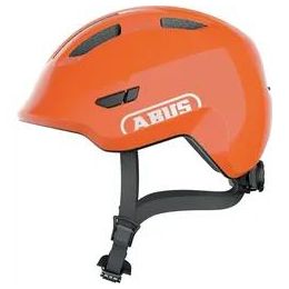 Kinderfahrradhelm Abus "SMILEY 3.0" Gr. S, orange (shiny orange), Helme, Kinder, S Kopfumfang: 45cm - 50cm