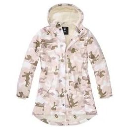 Parka BRANDIT "Brandit Damen Ladies Marsh Lake Parka", Damen, Gr. XL, rosa (candy camo), 80% Polyester, 20% Baumwolle, unifarben, normal, ohne Ausschnitt, Jacken