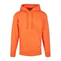 Sweatshirt Urban Classics "Urban Classics Herren Organic Basic Hoody", Herren, Gr. S, orange (mandarin), 100% Baumwolle, unifarben, Sweatshirts