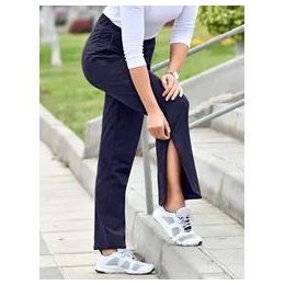 Sporthose Catamaran, Damen, Gr. 24/25, Kurzgrößen, blau (marine), 95% Baumwolle, 5% Elasthan, unifarben, lang, Hosen