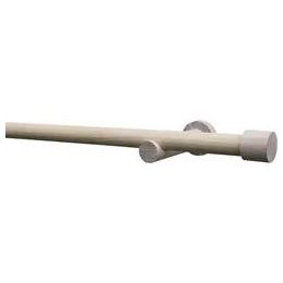 Schöner Wohnen Gardinenstange "Set Mira 1-Lauf Ø 25 mm", braun, B:160cm Ø:25mm, Holzwerkstoff, SCHÖNER WOHNEN-KOLLEKTION, Gardinenstangen, mit Bohren, verschraubt, Wandmontage Gardinenstangen Set Mira Ø 25 mm