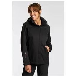Funktionsjacke Killtec "KOS 133 WMN JCKT", Damen, Gr. 48, schwarz, Obermaterial: 100% Polyester. Futter: 100% Polyester, unifarben, verstellbar mit Klettverschluss, Jacken, wärmend & wind- & wasserdicht, Übergangsjacke