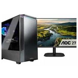 Captiva Business-PC-Komplettsystem "Power Starter I75-079 TFT Bundle", Standardmodul: E (A-G), schwarz, Microsoft Windows 11 Home (64 Bit), 16 RAM 500 SSD, Computer_Komplettsysteme
