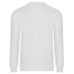 Sweatshirt TRIGEMA "TRIGEMA Sweatshirt", Damen, Gr. XXXL, weiß, 70% Baumwolle, 30% Polyester, Basic, Sweatshirts