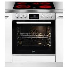 Beko Elektro-Herd-Set "BBUM12320XMPE", Energieeffizienz: A+ (A+++-D), grau (edelstahl), Herdsets