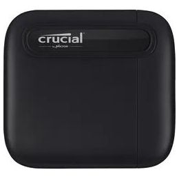 CRUCIAL externe SSD "X6 Portable SSD", schwarz, 1 TB, Lesegeschwindigkeitmaximal 540 MB/s, Festplatten
