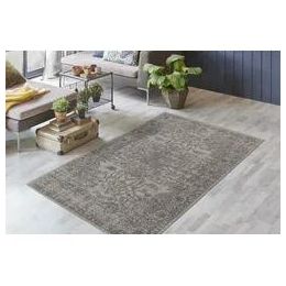 Teppich Kayoom "Perry 325", grün (grün, taupe), B:120cm H:16mm L:170cm, Baumwolle, Teppiche, digitaler Druck, verwaschenes Farbendesign, pflegeleicht