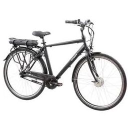 E-Bike Tretwerk "Mystic" Gr. 53, schwarz (schwarz matt), Elektrofahrräder, 53cm, 28 Zoll (71,12cm), Pedelec, Elektrofahrrad für Damen u. Herren