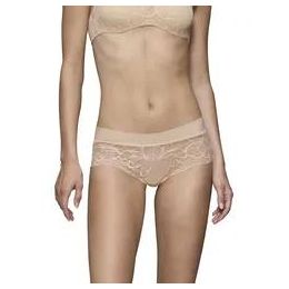 Panty Triumph "Body Make-Up Illusion Lace", Damen, Gr. 38, beige, Microtouch, Spitze, Obermaterial: 80% Polyamid, 20% Elasthan. Spitze: 92% Polyamid, 8% Elasthan, unifarben, körpernah, Unterhosen, florale Stretch-Spitze, glatter Bund, Mikrofaser, nahtlos