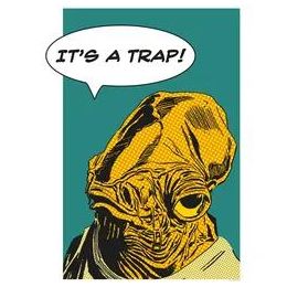 Bild Komar "Star Wars Classic Comic Quote Ackbar", bunt (farbe bild(er): bunt), B:50cm H:70cm, Holz, Papier, Bilder, Wandbild zur Dekoration im Kinderzimmer - ohne Rahmen