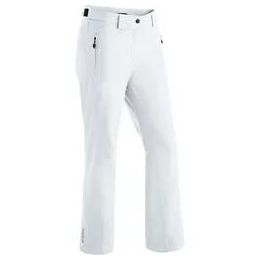 Skihose Maier Sports "Ronka 2.1", Damen, Gr. 38, Normalgrößen, weiß, 100% Polyester, Hosen, Damen Schneehose, wind- und wasserdicht, 2 RV-Taschen, Regular Fit