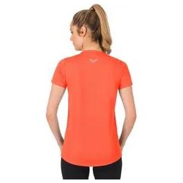 T-Shirt TRIGEMA "TRIGEMA Sportshirt COOLMAX", Damen, Gr. XXL, rot (powerrot), 100% Polyester (recycelt), Sportlich, Shirts