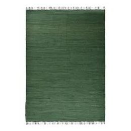Teppich Heine HOME Gr. 5, grün (dunkelgrün), B:120cm H:5mm L:180cm, Baumwolle, Teppiche