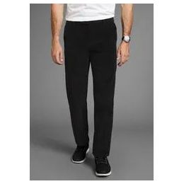 MAN'S WORLD Dehnbund-Hose MAN'S WORLD "aus Cord", Herren, Gr. 56, N + U Gr, schwarz, Cord, Obermaterial: 98% Baumwolle, 2% Elasthan, Casual, straight fit lang, Hosen, mit Stretchbund