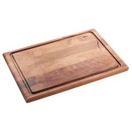 Schneidebrett Gefu "ENNO", braun, B:25cm H:1,8cm L:37cm, Massivholz, Schneidebretter, mit Saftrille, klingenschonend