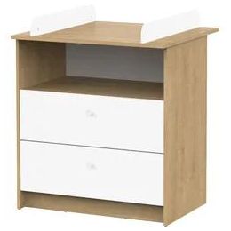 Wickelkommode Demeyere GROUP "Helicia", weiß (hamilton, mattweiß, hamilton), B:79,6cm H:94,4cm T:70cm, Spanplatte, Wickelkommoden