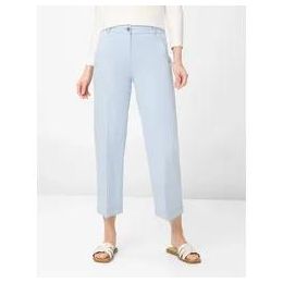 5-Pocket-Hose RAPHAELA BY Brax "Style PEGGY CULOTTE", Damen, Gr. 44K22, Kurzgrößen, blau, 96% Baumwolle, 4% Elasthan, Hosen