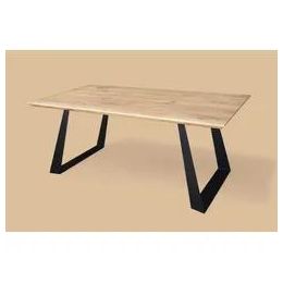Essgruppe Home Affaire "Ena Sitzgruppe für Küche/Esszimmer, Esstisch mit 4 Polsterstühlen 5tlg", grau (, hellgrün, hellgrün, natur), B:180cm H:73cm T:90cm, FSC-zertifiziertes Massivholz, Metall, Polyester, Sperrholz, Sitzmöbel-Sets, Stuhlbeine in Eiche Natur oder Buche Schwarz, Tisch 180 cm, U-Gestell