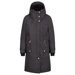 Parka BRANDIT "Brandit Brandit Women Mayleene Winterparka", Damen, Gr. L, schwarz, 75% Polyester, 25% Baumwolle, unifarben, normal, ohne Ausschnitt, Jacken