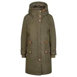 Parka BRANDIT "Brandit Brandit Women Mayleene Winterparka", Damen, Gr. XXL, grün (olive), 75% Polyester, 25% Baumwolle, unifarben, normal, ohne Ausschnitt, Jacken