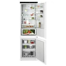AEG Einbaukühlgefrierkombination "TSC7M183DS", Standardmodul: D (A-G), silber (weiß), Rechtsanschlag, Kühlschränke, GreenZoneSchublade-automatischen Luftfeuchtigkeitsregulierung für Obst