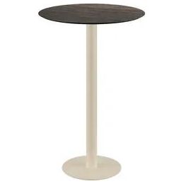 Klapptisch ESSENTIALS "Urban", beige (sand, riverwashed wood, sandfarben), B:70cm H:109,2cm T:70cm, Pulverbeschichteter Stahl, Tische, in verschiedenen Ausführungen
