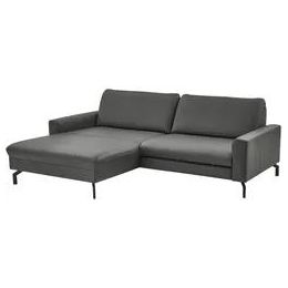 Ecksofa DIE PLANBAR "PN-EM20028 L-Form ohne Kopfstützen", grau (anthrazit), B:248cm H:89cm T:179cm, Sofas, wahlweise mit motorischem Canape